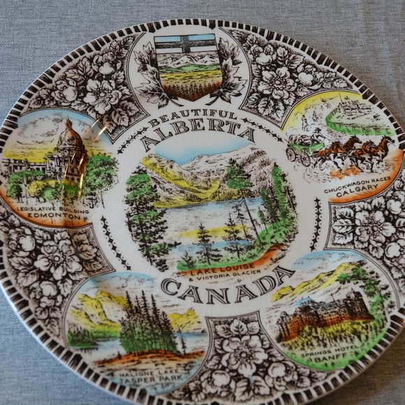 Wood and Sons | Wall Decor | Alberta Collectors Plate Vintage By Wood ...